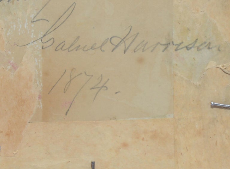 Unknown - Antique American Hudson River School Sunset Landscape by ...