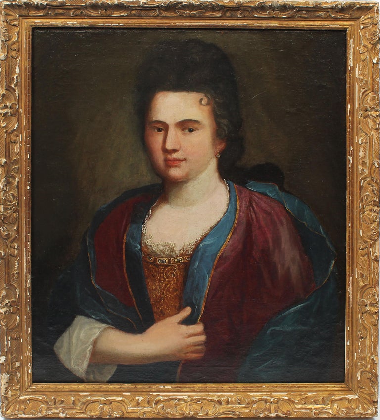 Unknown - Antique French Old Master Royalty Formal Portrait Original ...