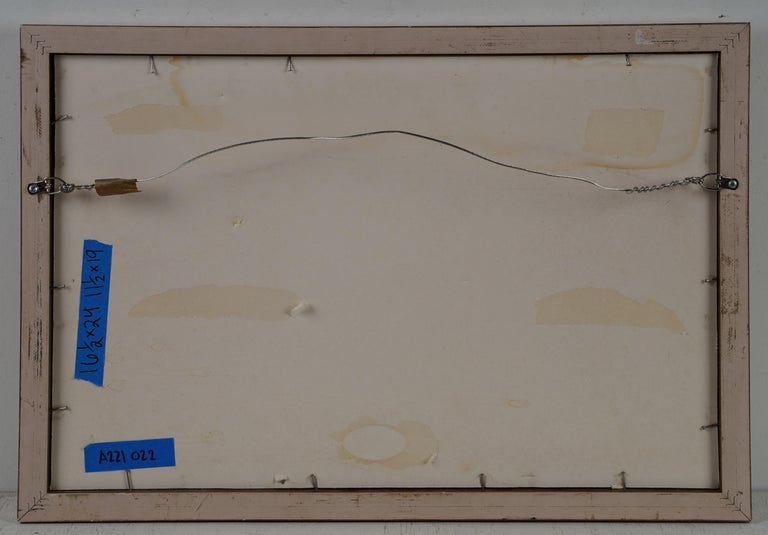 Unknown - Antique Rare Impressionist Siamese Cat Portrait Interior ...