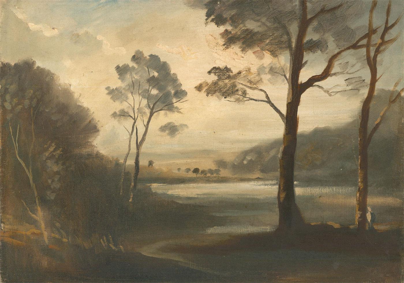 Unknown - Attrib. Philip Hugh Padwick ROI RBA (1876-1958) - Oil, View ...