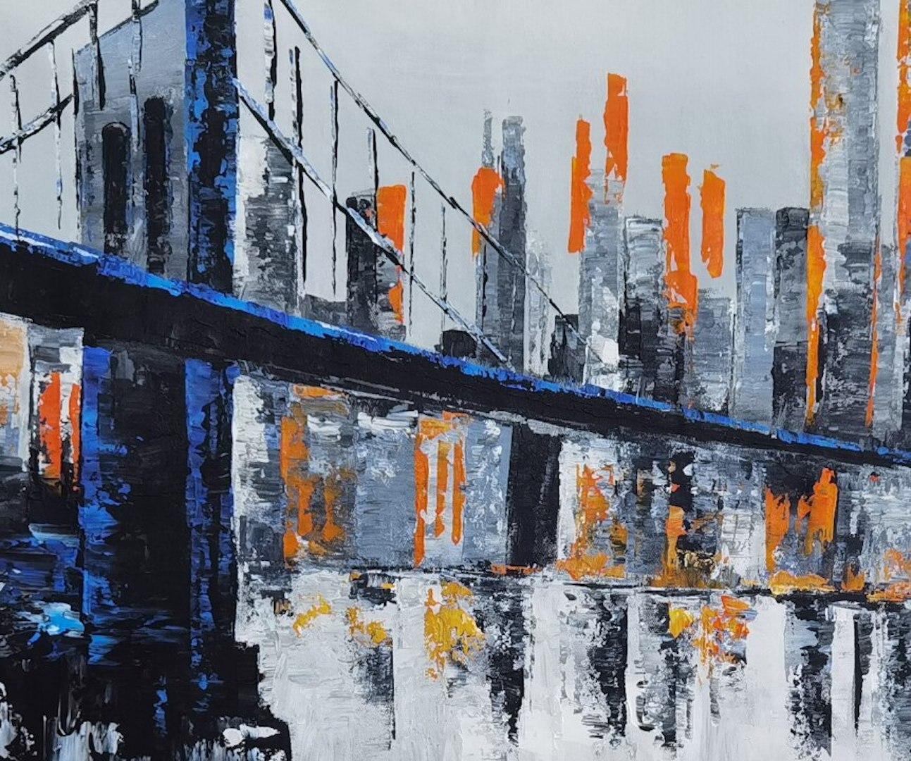 Unknown - BRIDGE AT NIGHT at 1stDibs