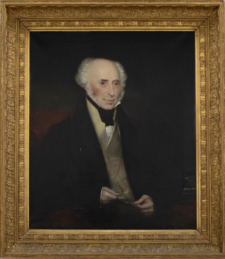 Unknown - c. 1935 Oil - Early Victorian Gentleman For Sale at 1stDibs