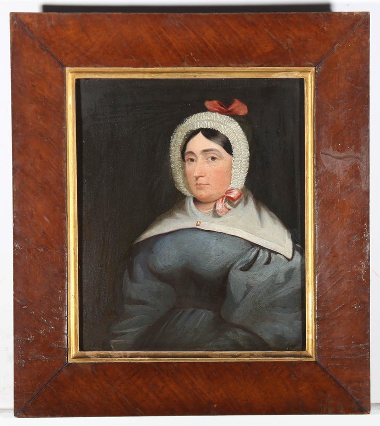 Unknown - c.1840 Oil - Portrait Of Miss "Robbie" Robinson For Sale at ...