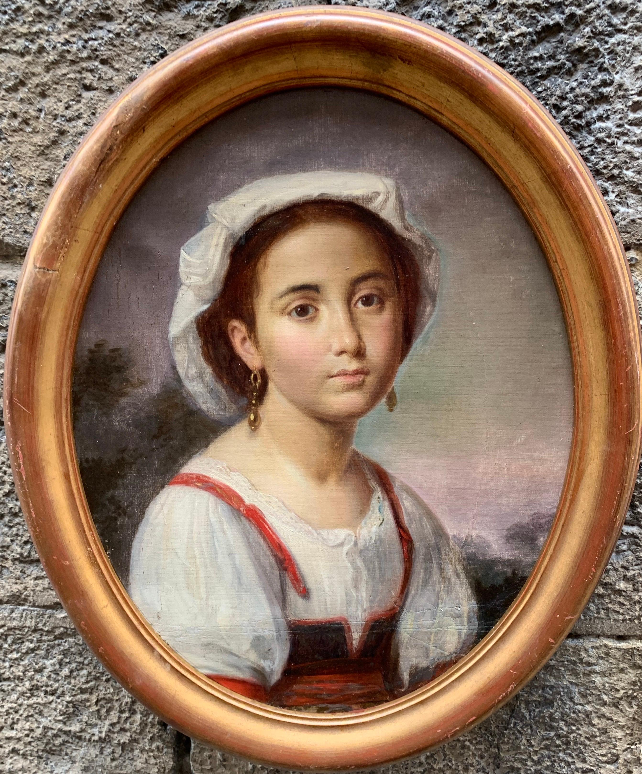 Unknown - Ciociara. Portrait of a Young Italian Woman in Traditional ...