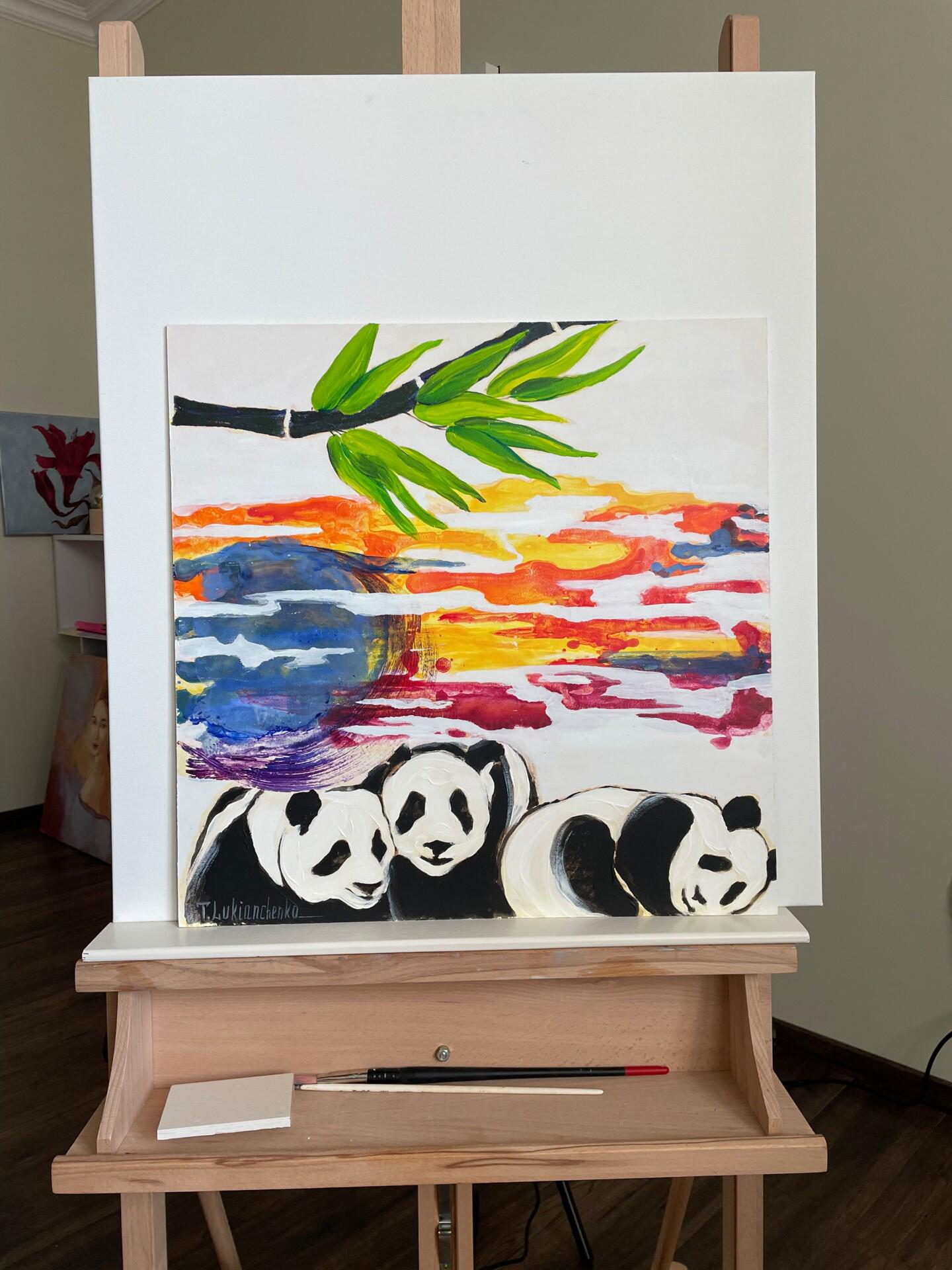 Unknown - Colorful Features, Acrylic Painting by Tetiana Lukianchenko ...