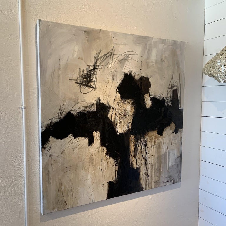 Unknown - Contemporary Bold Abstract Painting on Canvas For Sale at ...