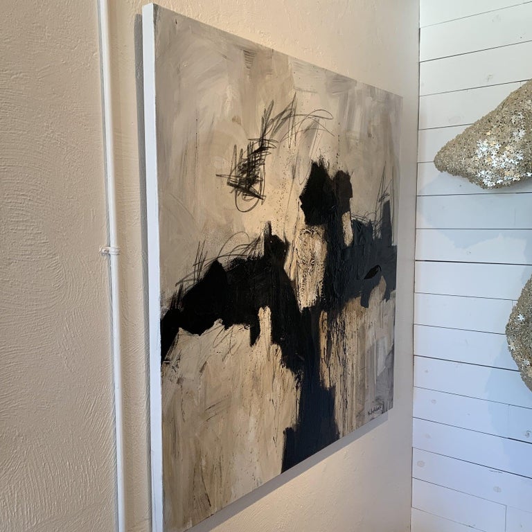 Unknown - Contemporary Bold Abstract Painting on Canvas For Sale at ...