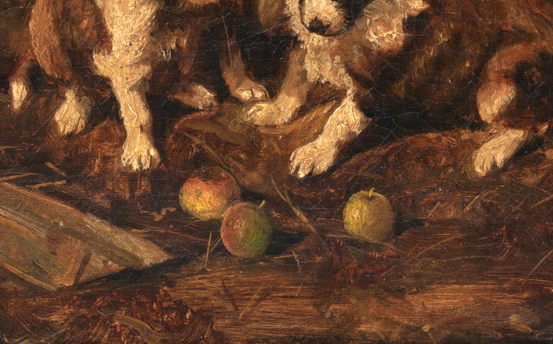 Unknown - Curiosity, 19th Century English School circa 1880 St Bernard ...