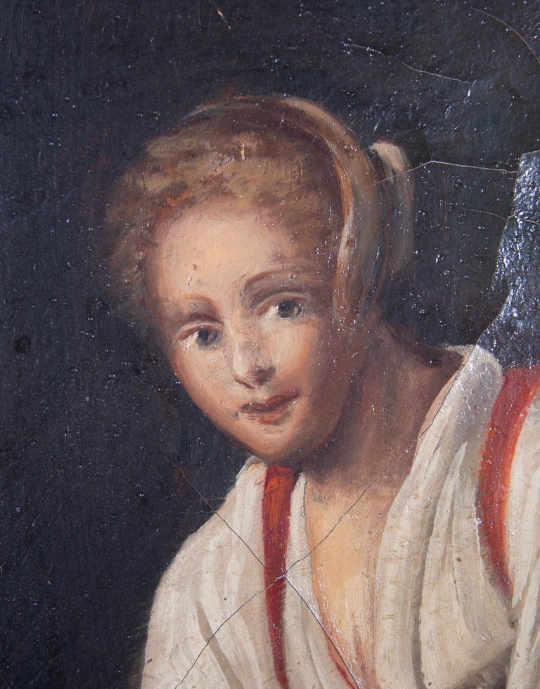 Unknown - Dutch-Style Mid 19th Century Oil - Peasant Woman For Sale at ...
