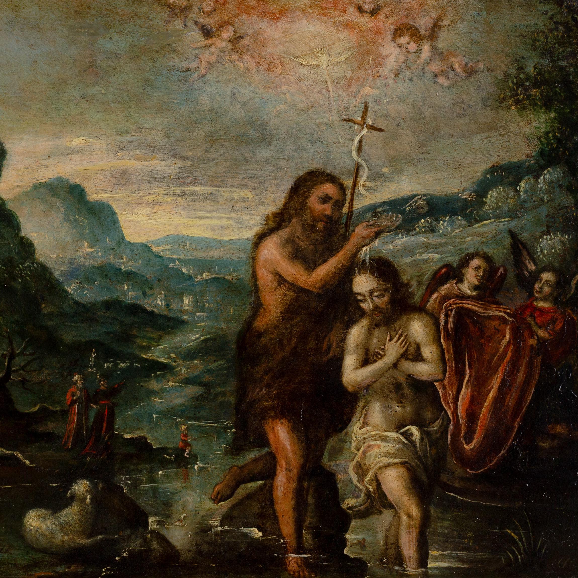 Unknown - Early 17th-Century Spanish School, The Baptism Of Christ For ...
