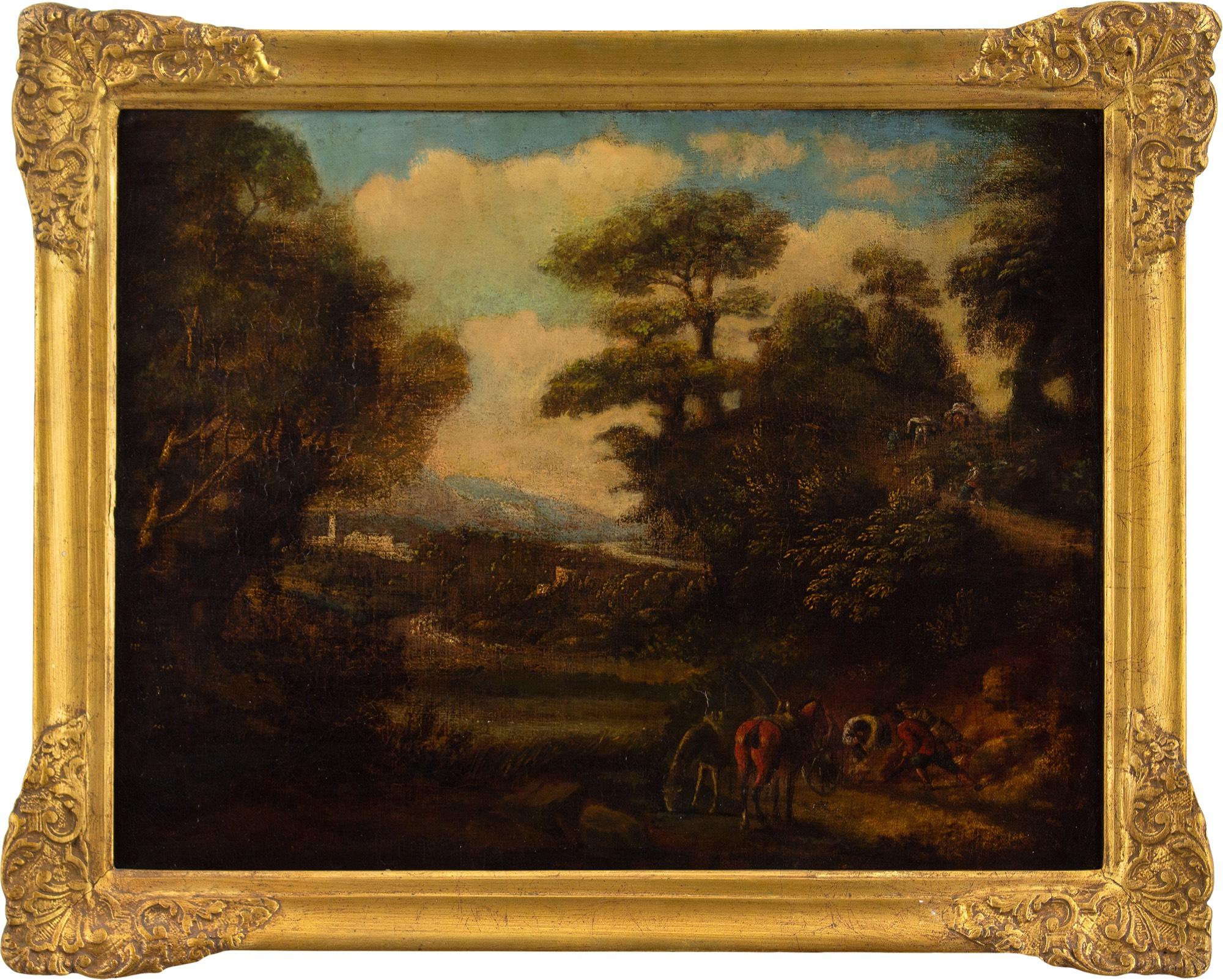 Italian 18th Century Baroque Landscape - 68 For Sale on 1stDibs