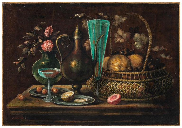 Unknown - Early 19th century Italian still life painting - Interior ...