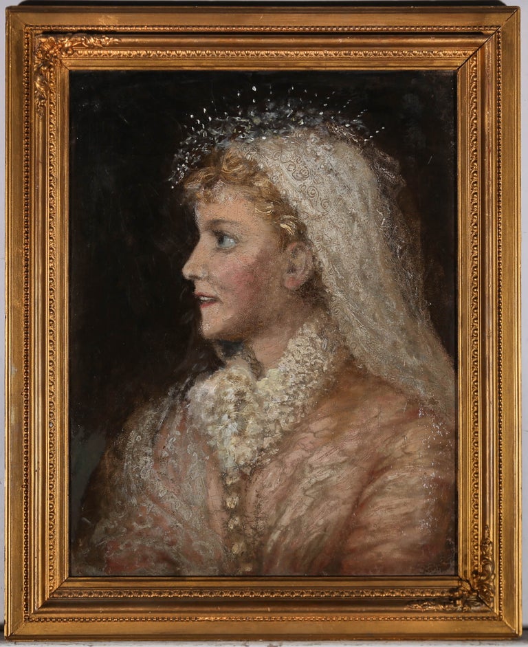 Unknown - Early 20th Century Oil - The Confirmation For Sale at 1stDibs