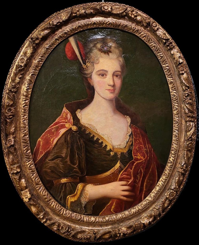 Unknown - Ecole française du XVIIIe siècle Portrait d une élégante ...