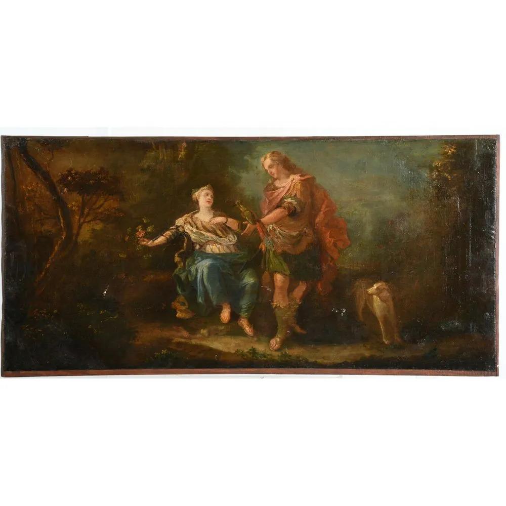 Unknown - école Francaise Du XVIIIè. « Vénus Et Apollon » For Sale at ...