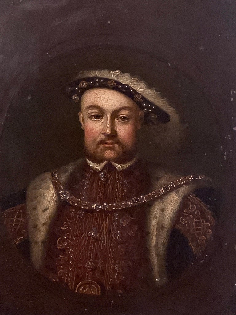 Unknown - English 19th century Oil portrait of the English King Henry ...