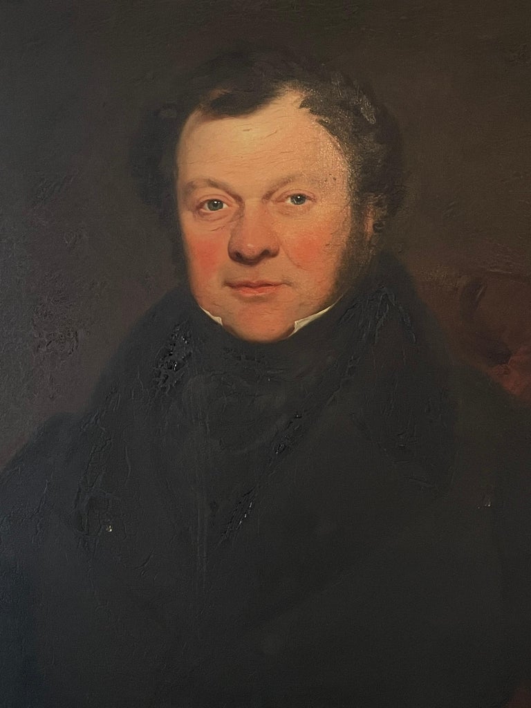 Unknown - English School, c. 1830's Large Portrait of a Country Squire ...