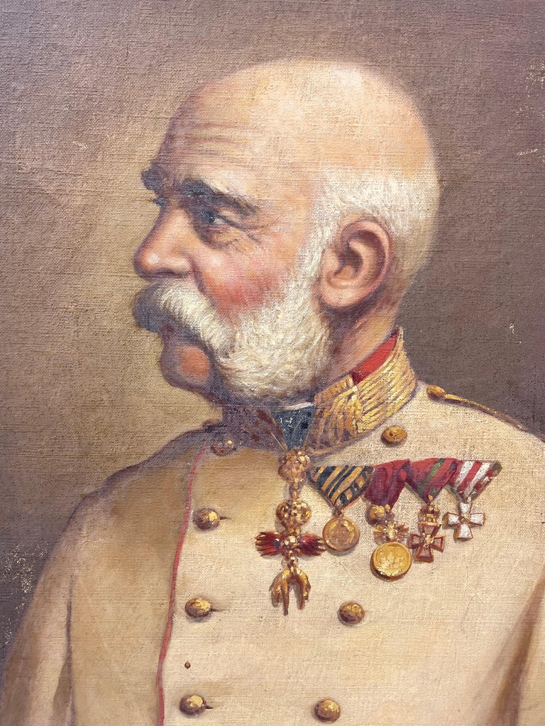 Unknown - Portrait of Franz Joseph(Austria) Late 19th-Early 20th c. For ...