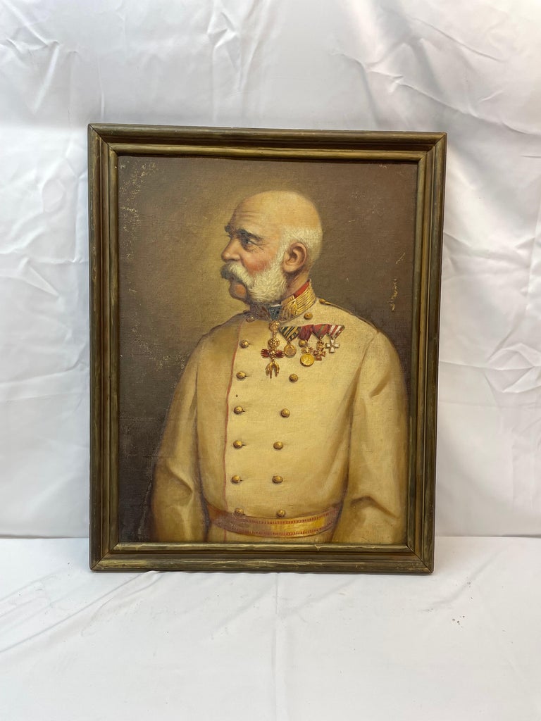 Unknown - Portrait of Franz Joseph(Austria) Late 19th-Early 20th c. For ...