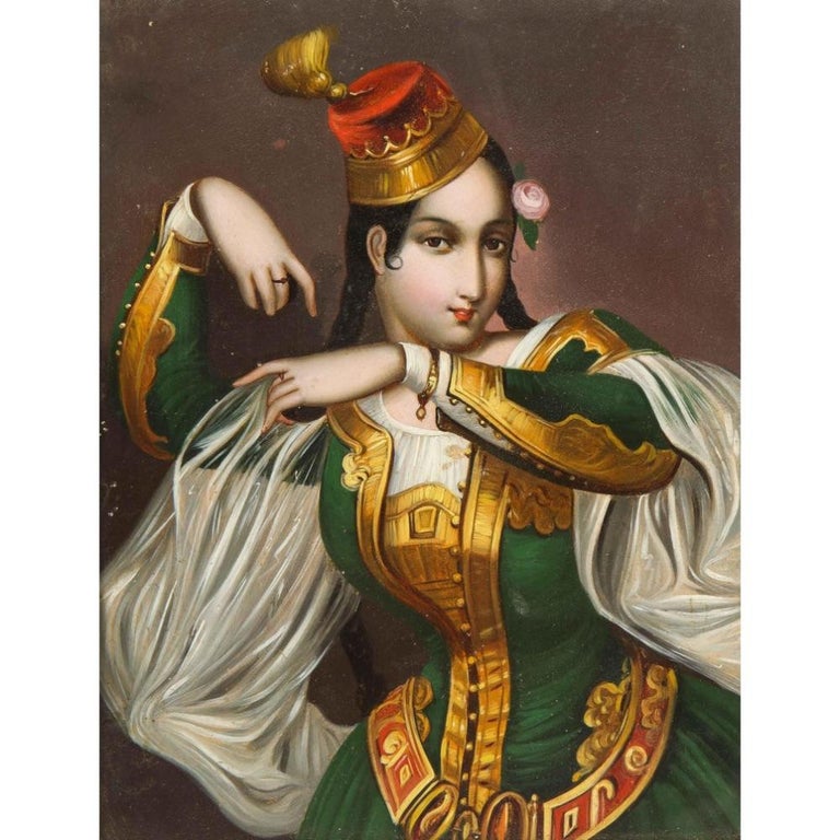 Unknown - Exceptional Quality Miniature Painting of an Orientalist ...