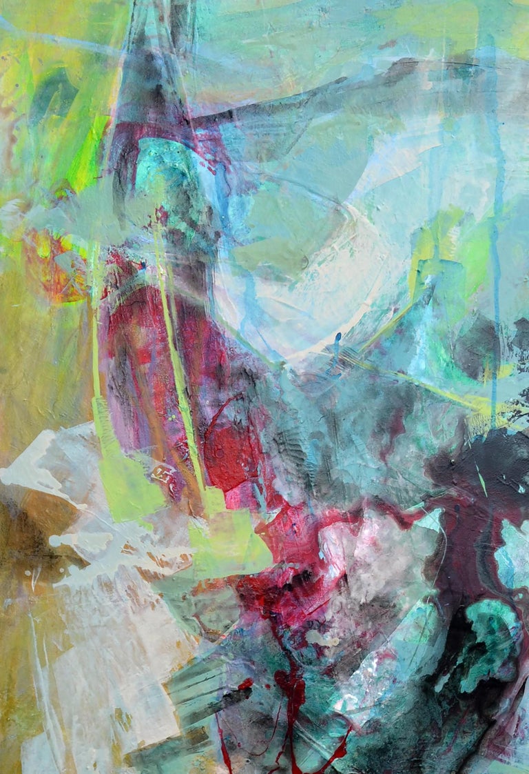 Unknown - Falling Together, Large-Scale Contemporary Multi-Color ...