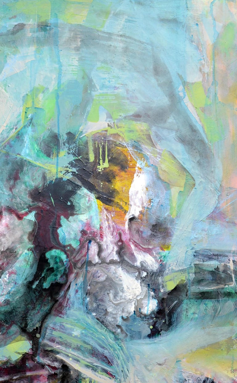 Unknown - Falling Together, Large-Scale Contemporary Multi-Color ...