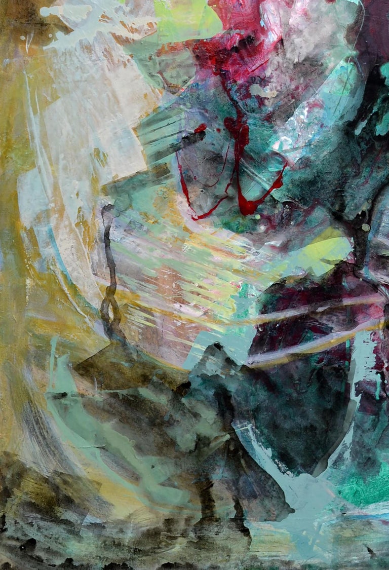 Unknown - Falling Together, Large-Scale Contemporary Multi-Color ...