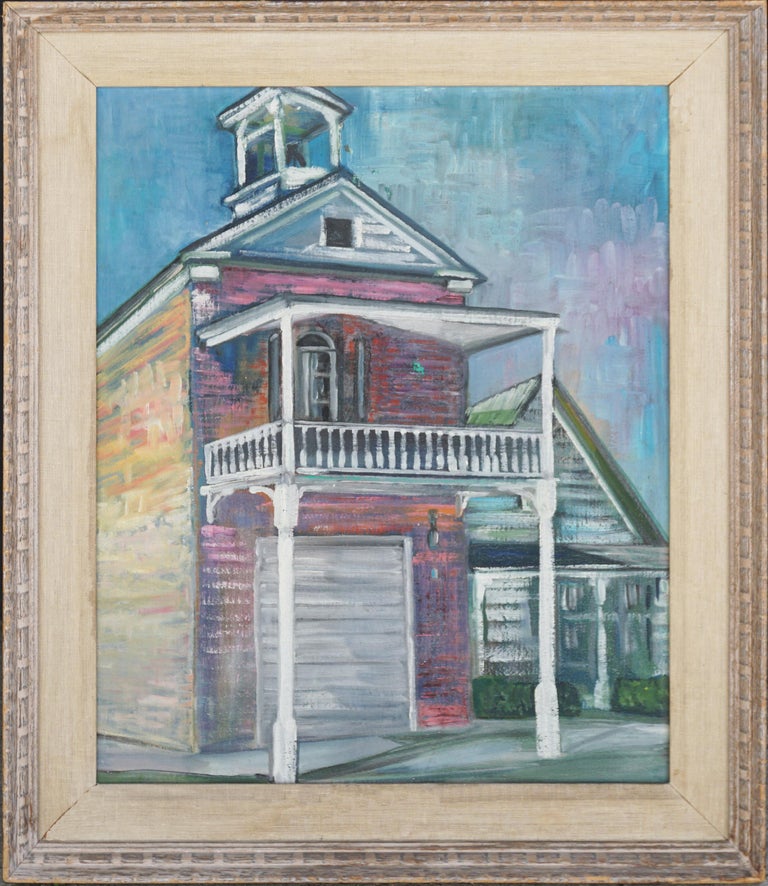 Unknown - Mid Century Fauvist Gold Country Home Landscape For Sale at ...