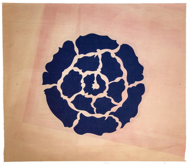 Unknown - Flower - Vintage Tempera on Paper - Early 20th Century For ...