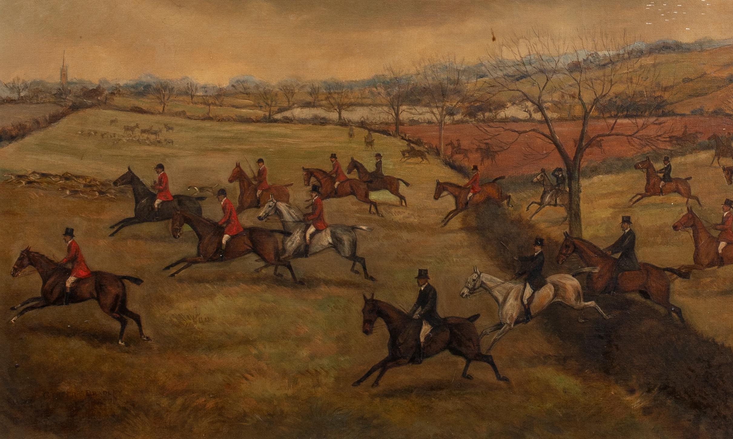 Unknown - Fox Hunting Landscape, The Vale, Lincolnshire by Cuthbert ...