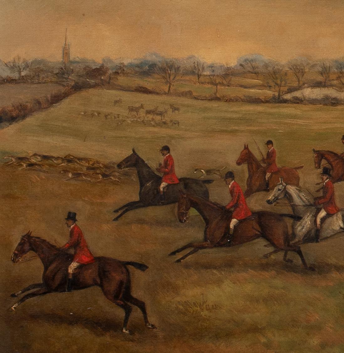 Unknown - Fox Hunting Landscape, The Vale, Lincolnshire by Cuthbert ...