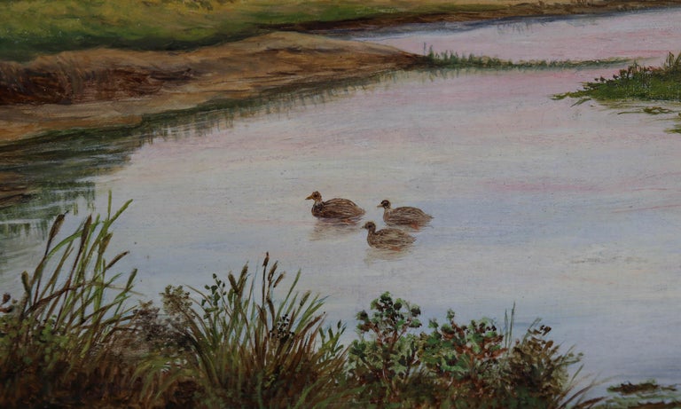 Unknown - Framed Early 20th Century Oil - Salt Marsh Farm For Sale at ...