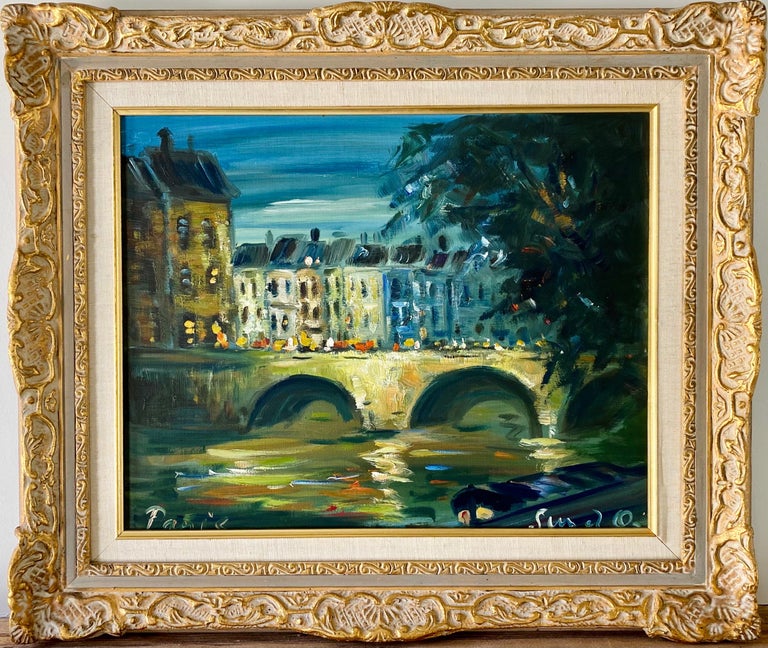 Unknown - French impressionist painting - Le Pont Neuf à Paris ...