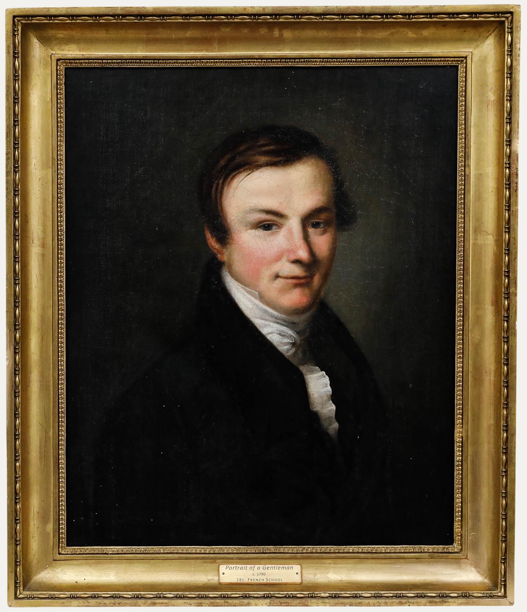 Unknown - French school, circa 1840, Portrait of a Gentleman, oil on ...