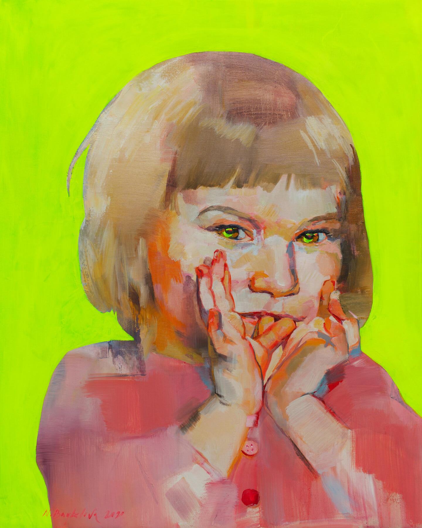 Unknown - "Growing Up of Daria" Oil Painting by Natalia Baykalova, 2020 ...