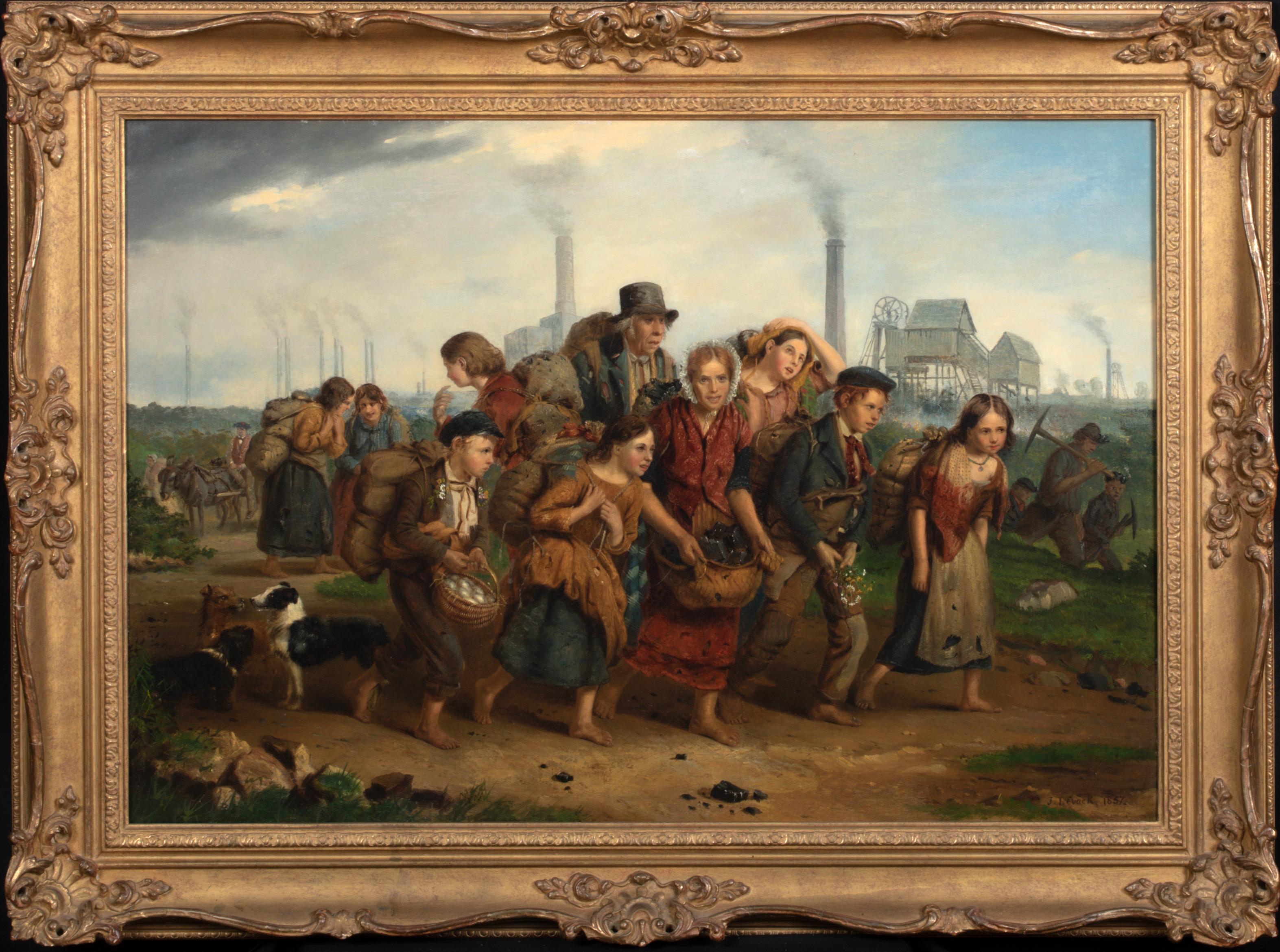 Unknown - Hard Times, dated 1857 by John LEVACK (1823-1874) - Local ...