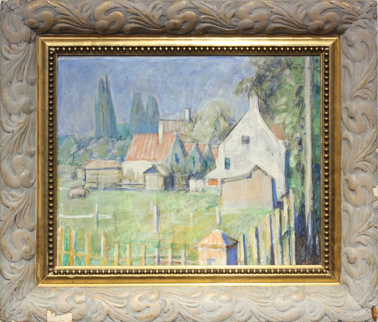 Unknown - Impressionist French Countryside Landscape at 1stDibs
