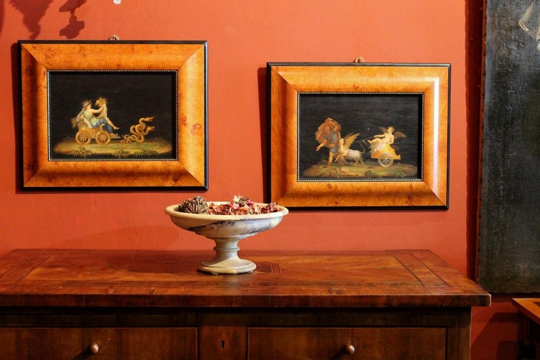 Unknown - Italian Tempera on Wood Panels Mythological Paintings ...
