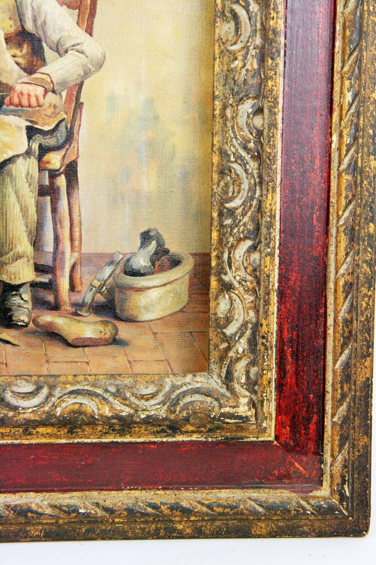 Unknown - Italian Cobbler Figurative Painting by L. Colli For Sale at ...