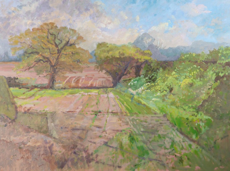 Unknown - Keith Johnson (1931-2018) - 20th Century Oil, Looking Over ...