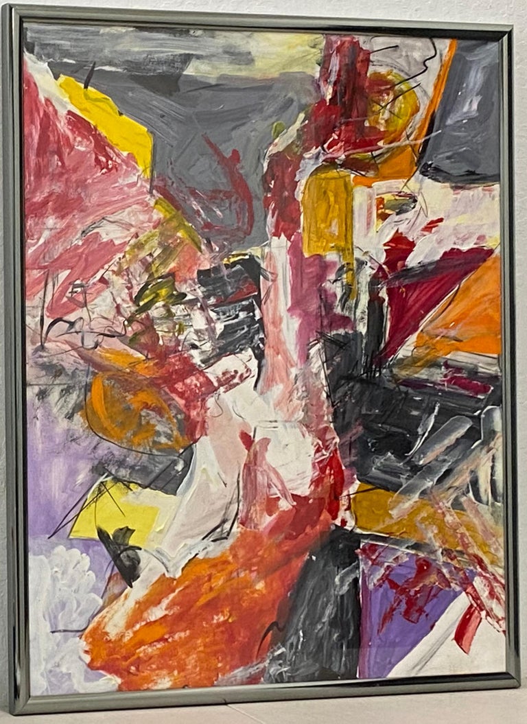 Unknown - Large Scale Late 20th Century Abstract Painting C.1986 For ...