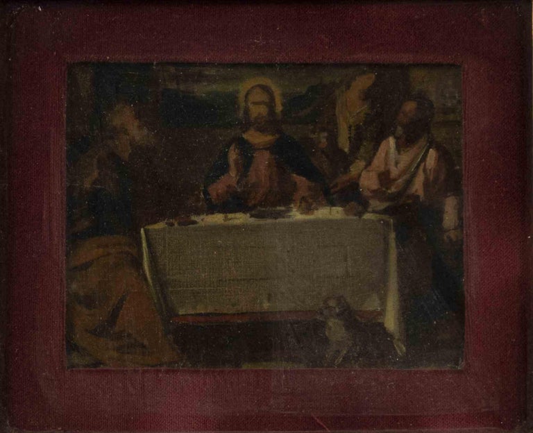 Unknown - Last Supper - Oil Paint - 19th Century For Sale at 1stDibs