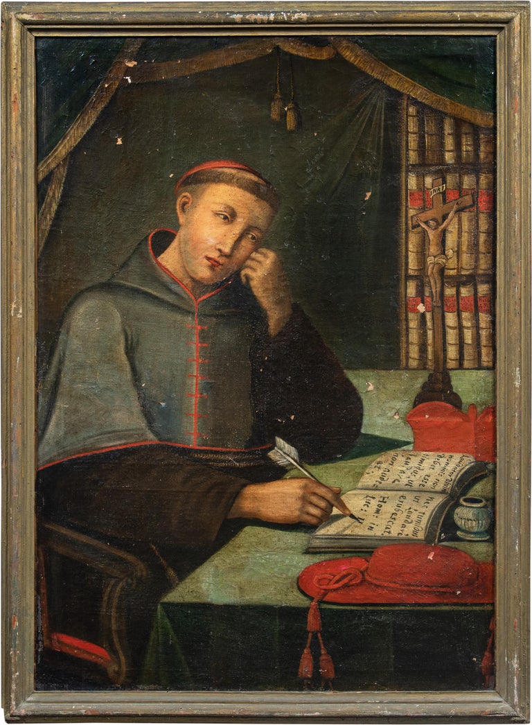 Unknown - Late 16th/17th century German figure painting - Cardinal at ...