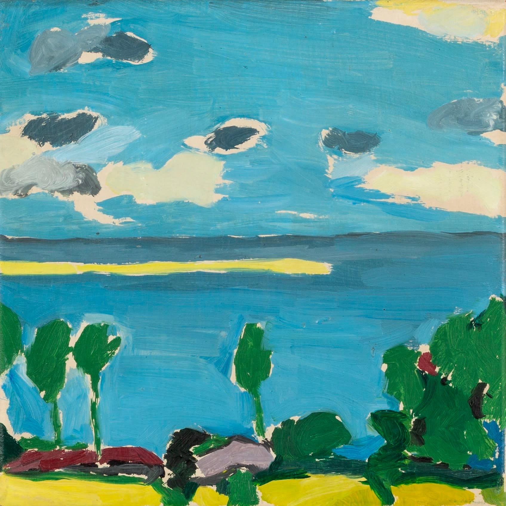 Unknown - Levuka Fiji, Oil on Canvas by Philip Sutton, 1964 For Sale at ...