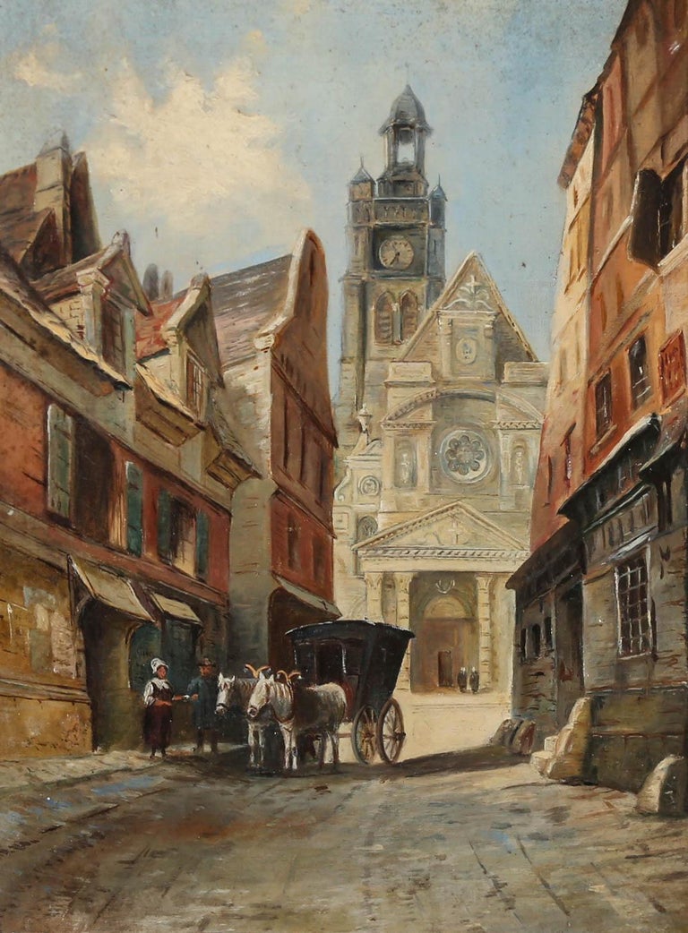 Unknown - Manner of Samuel Prout (1783-1852) - 19th Century Oil, A ...