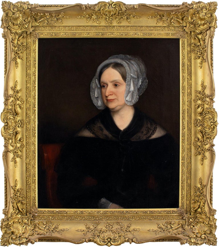 Unknown - Mid-19th-Century English School Portrait Of A Lady, Oil ...