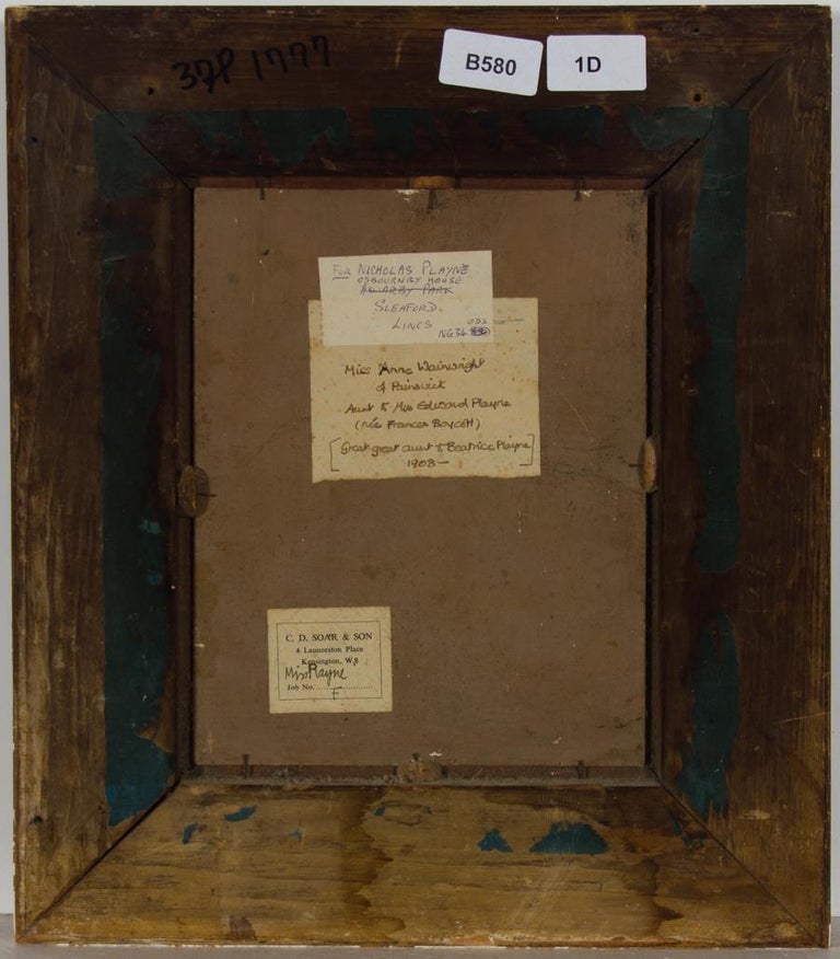 Unknown - Mid 19th Century Oil - Portrait of Miss Anne Wainwright at ...