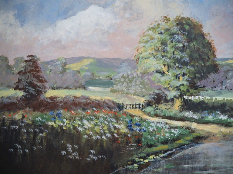 Unknown - Mid 20th Century "Springtime" Impressionist Landscape Oil ...