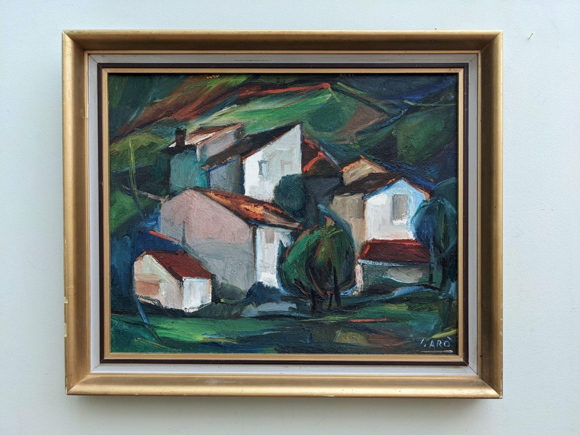 Unknown - Mid Century Spanish Oil Painting, Post-Impressionist ...