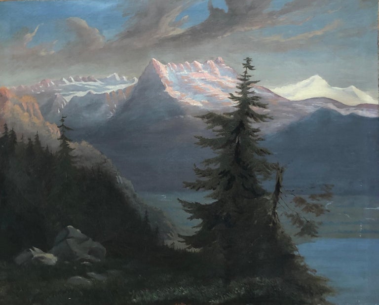 Unknown - Mountain landscape For Sale at 1stDibs